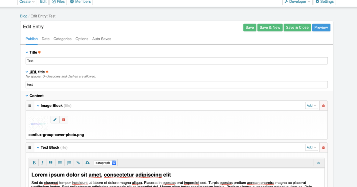Expert ExpressionEngine Developers - Conflux Group